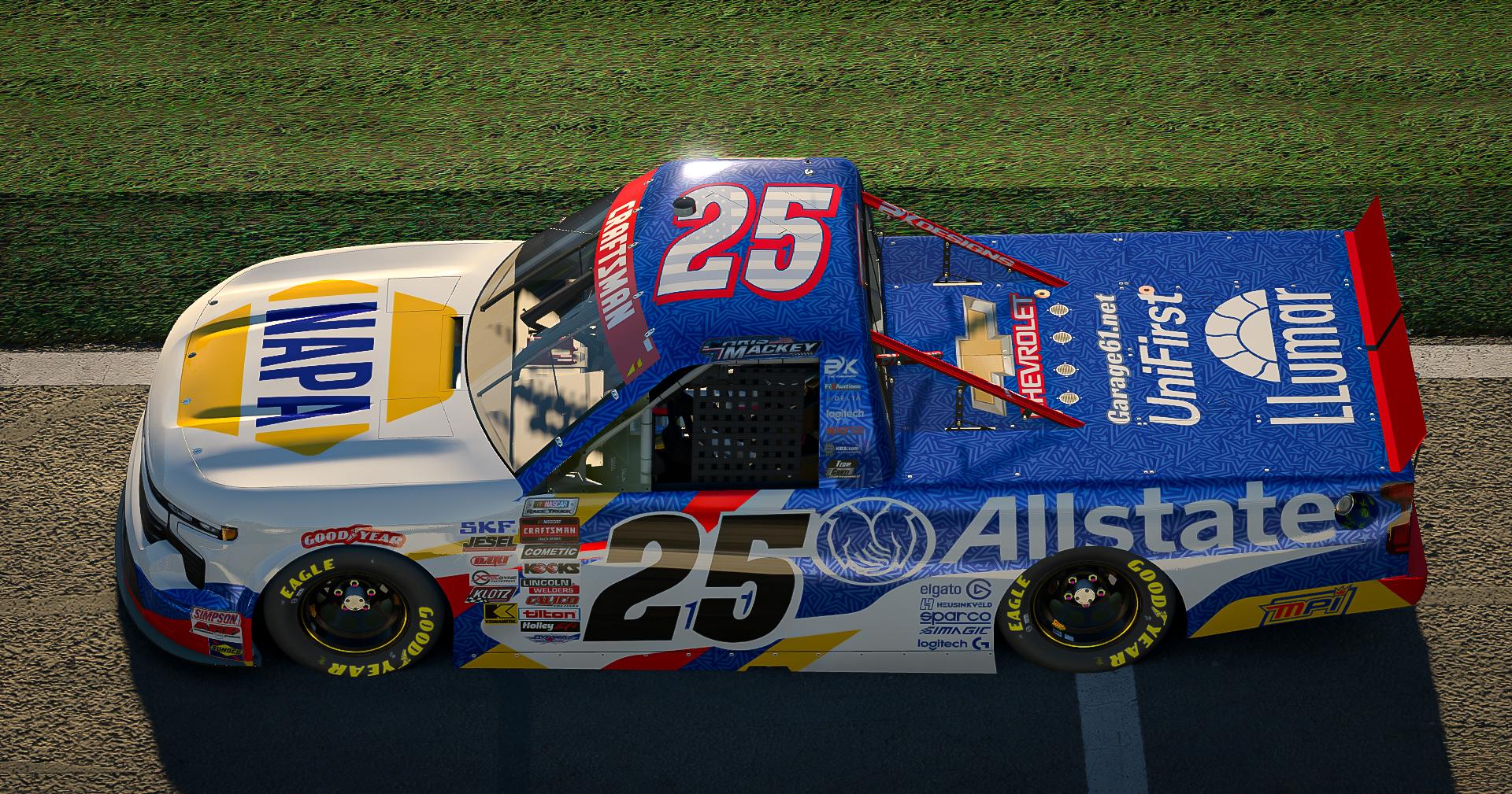 Chris Mackey Allstate Truck by Brandon Kelley4 - Trading Paints