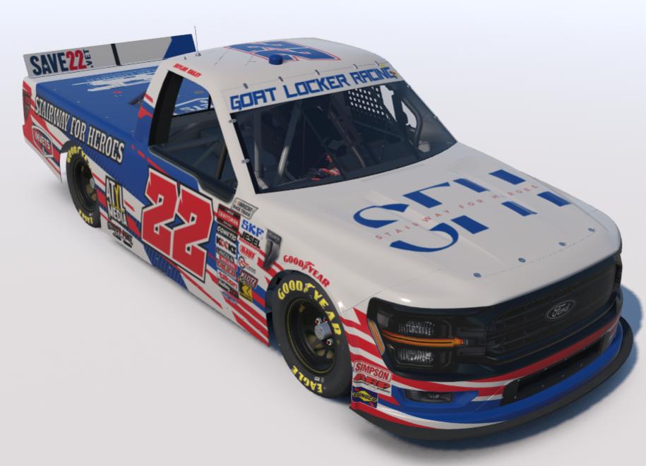 Stairway For Heroes | Goat Locker Racing #22 Truck by Skylar Dailey ...