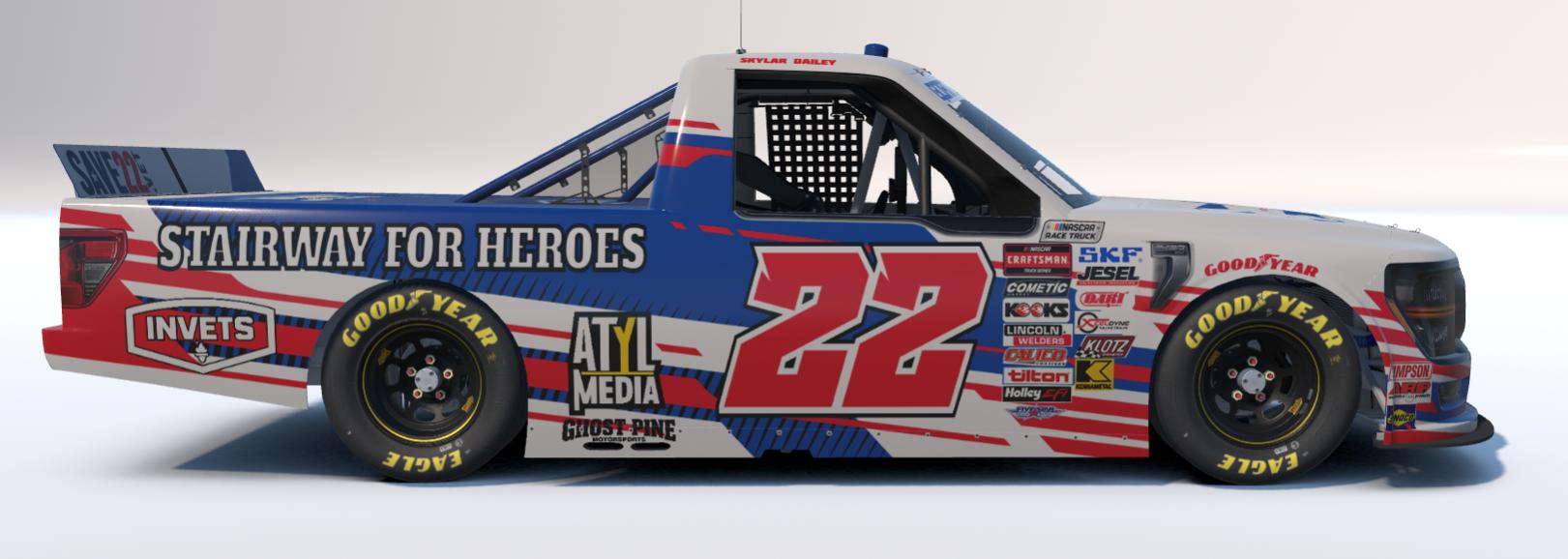 Stairway For Heroes | Goat Locker Racing #22 Truck by Skylar Dailey ...