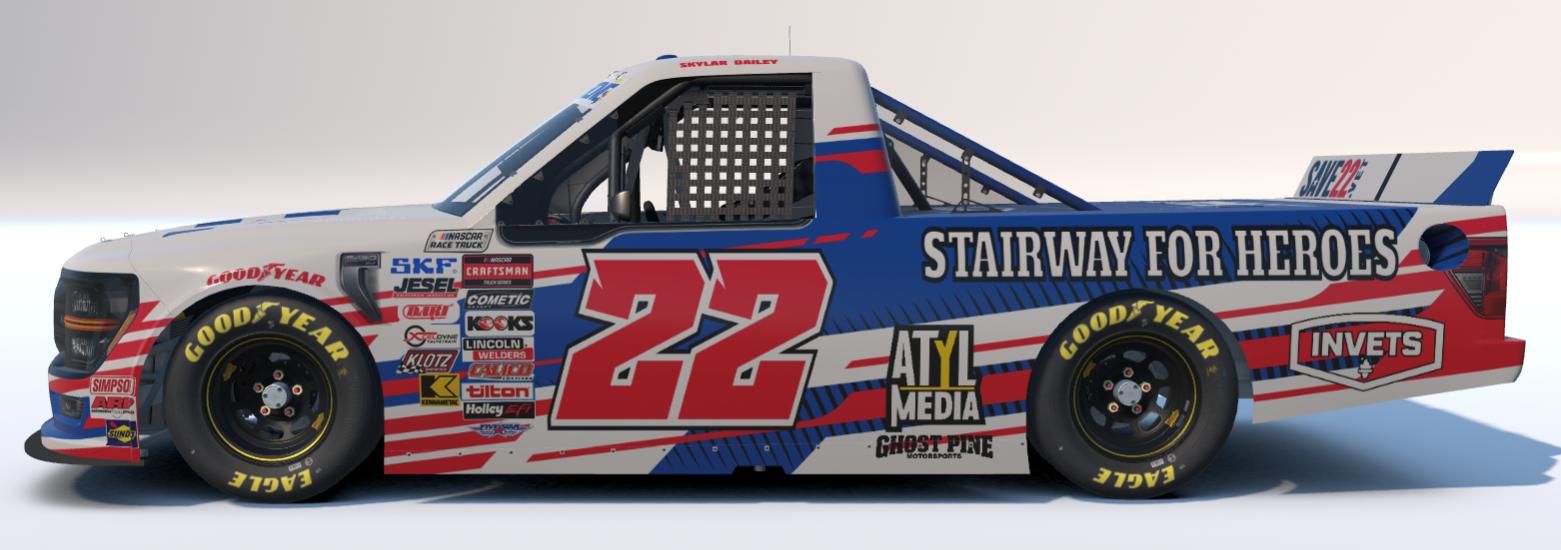 Stairway For Heroes | Goat Locker Racing #22 Truck by Skylar Dailey ...