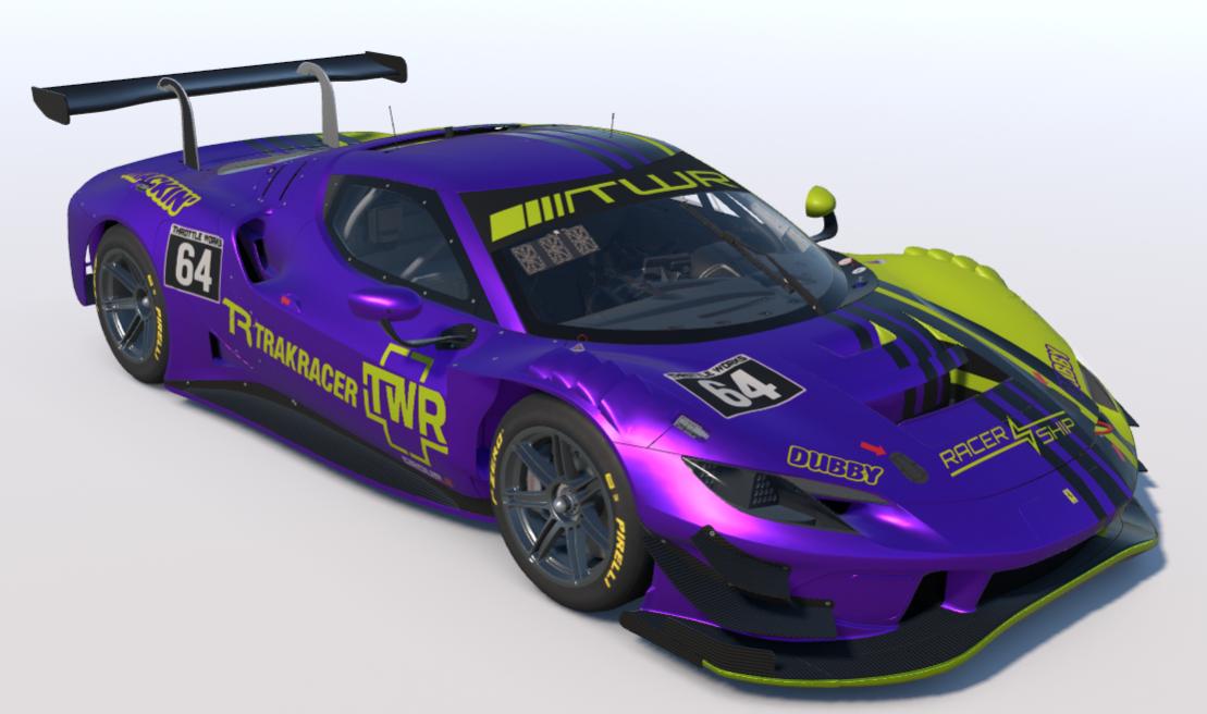 TWR Gold Ferrari GT3 by Skylar Dailey - Trading Paints