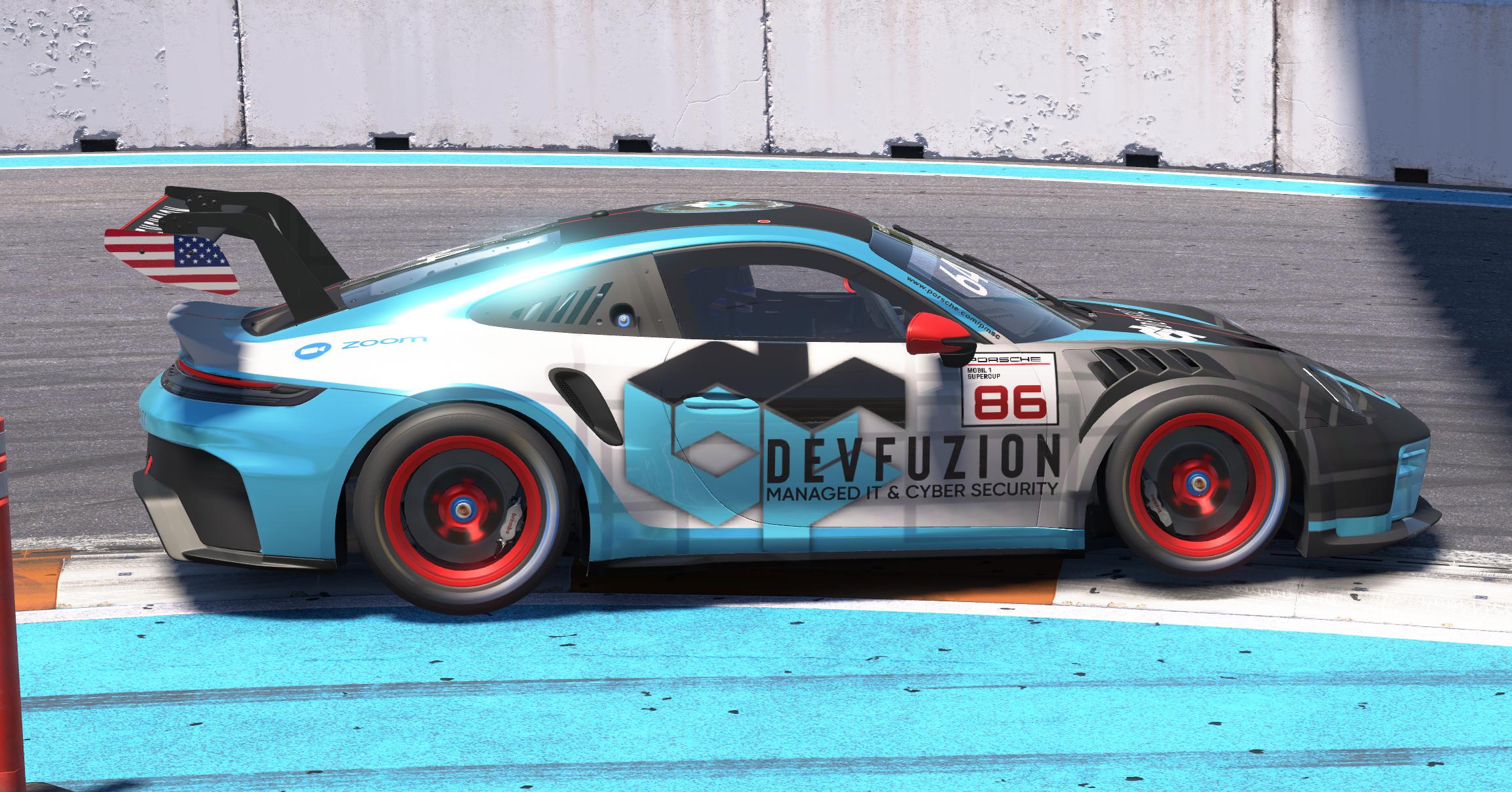 Dev Fusion team livery - J. Karmy by Adam Harris - Trading Paints
