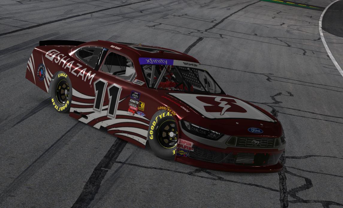 NASCAR XFINITY Ford Mustang SHAZAM 2026 by Mark Bishop2 - Trading Paints