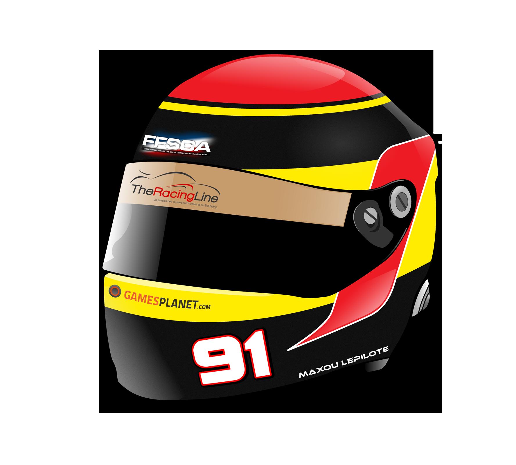 Maxou Lepilote - Casque officiel by Maxime Potar - Trading Paints