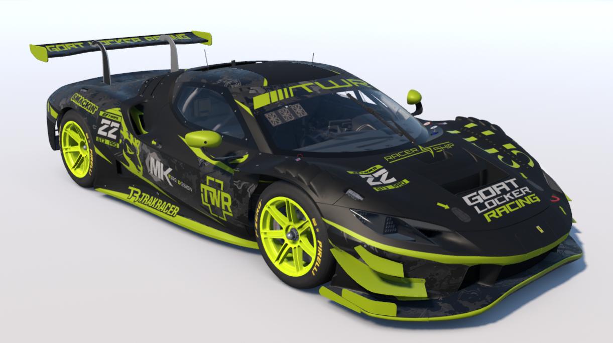 Chartreuse Goose – Goat Locker GT3 by Skylar Dailey - Trading Paints