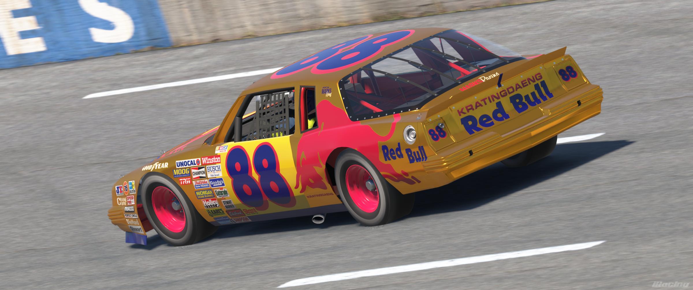 Red Bull 1987 Can Car by Drew Glover - Trading Paints