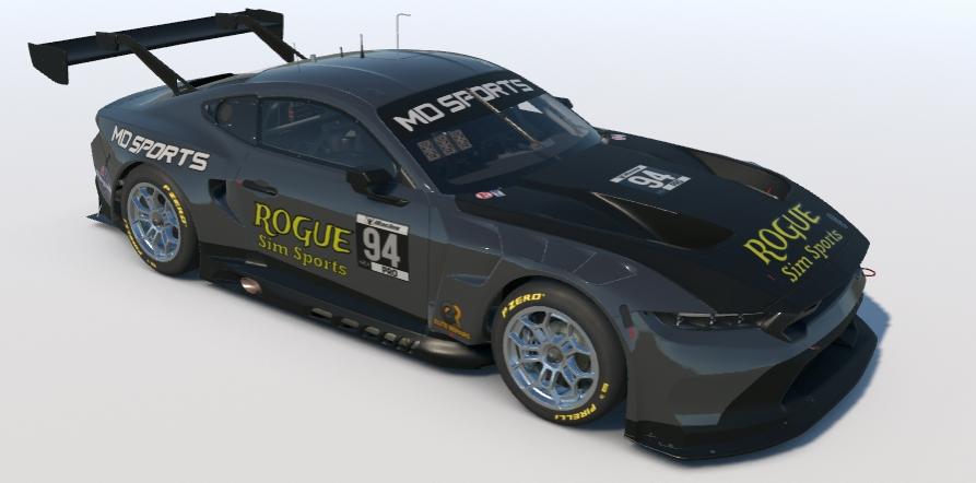 FORD GT3 ROGUE GRAY by Rick Vincent - Trading Paints