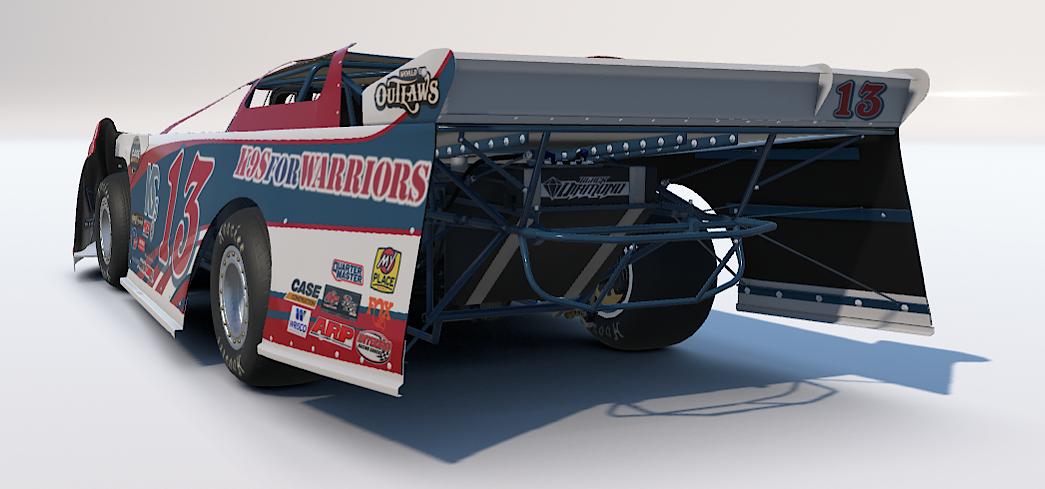 K9s for Warriors Dirt Late Model Super by Zane Rutherford - Trading Paints