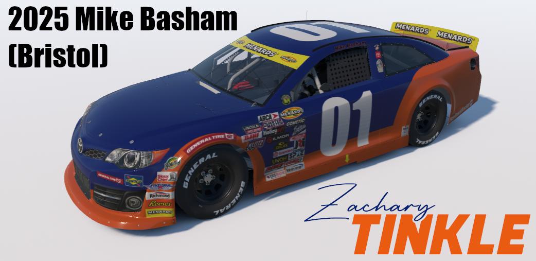 2025 Mike Basham #01 Fast Track Racing "Blueberry" (Bristol) by Zachary ...