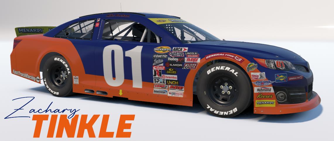 2025 Mike Basham #01 Fast Track Racing "Blueberry" (Bristol) by Zachary ...