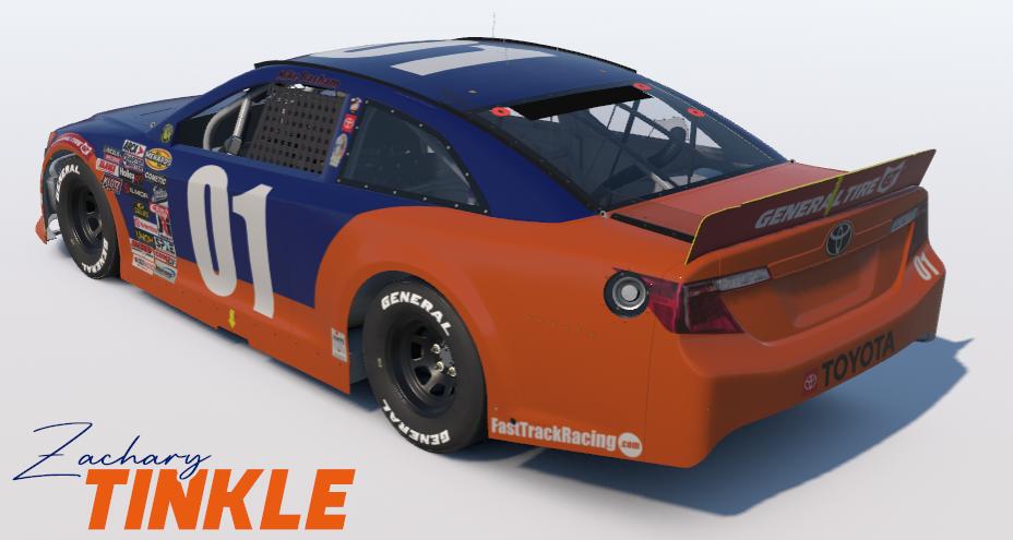 2025 Mike Basham #01 Fast Track Racing "Blueberry" (Bristol) by Zachary ...