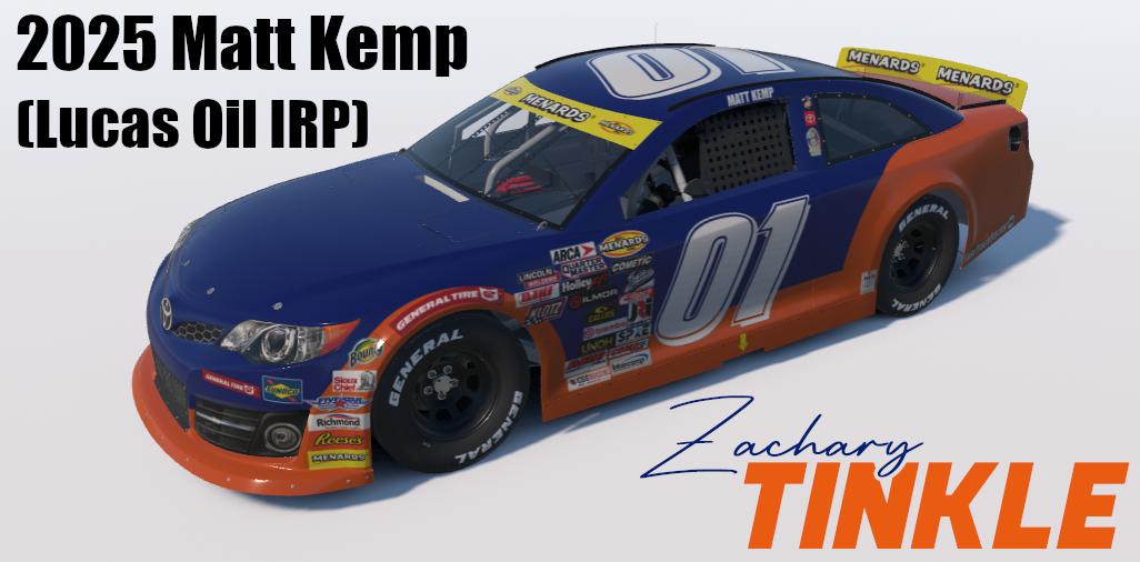 2025 Matt Kemp #01 Fast Track Racing "Blueberry" (Lucas Oil IRP) by ...