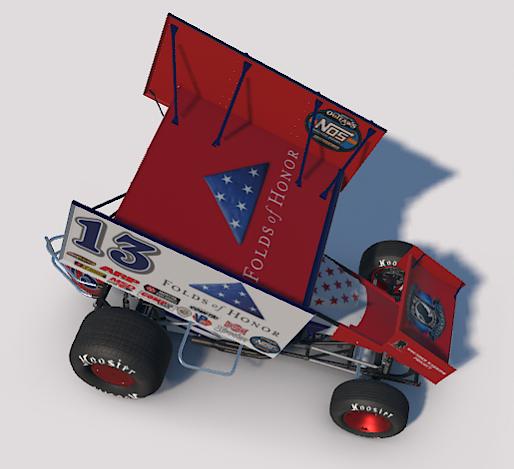 Folds of Honor Foundation Dirt Sprint Car 410 by Zane Rutherford ...