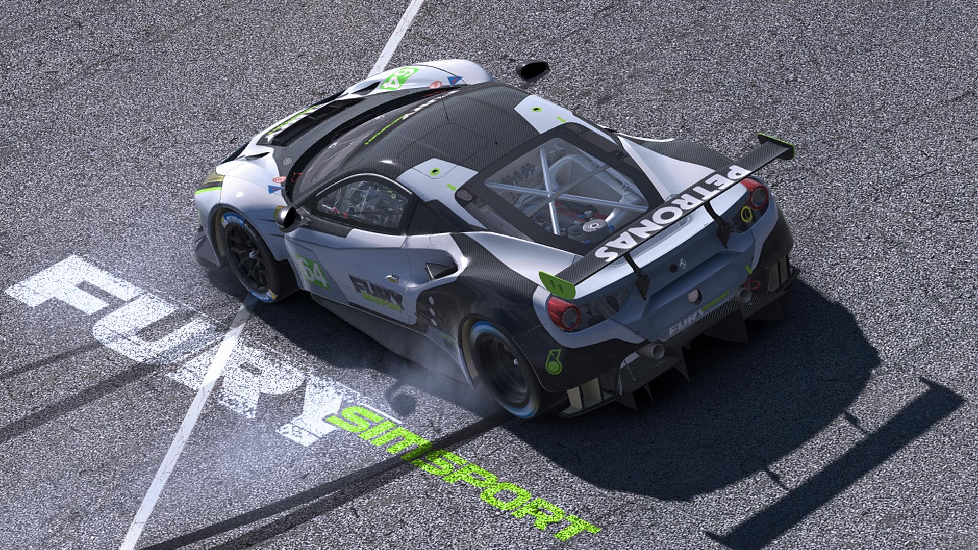 FURY Simsport Ferrari 488 GTE (Final) by Justin S Davis - Trading Paints