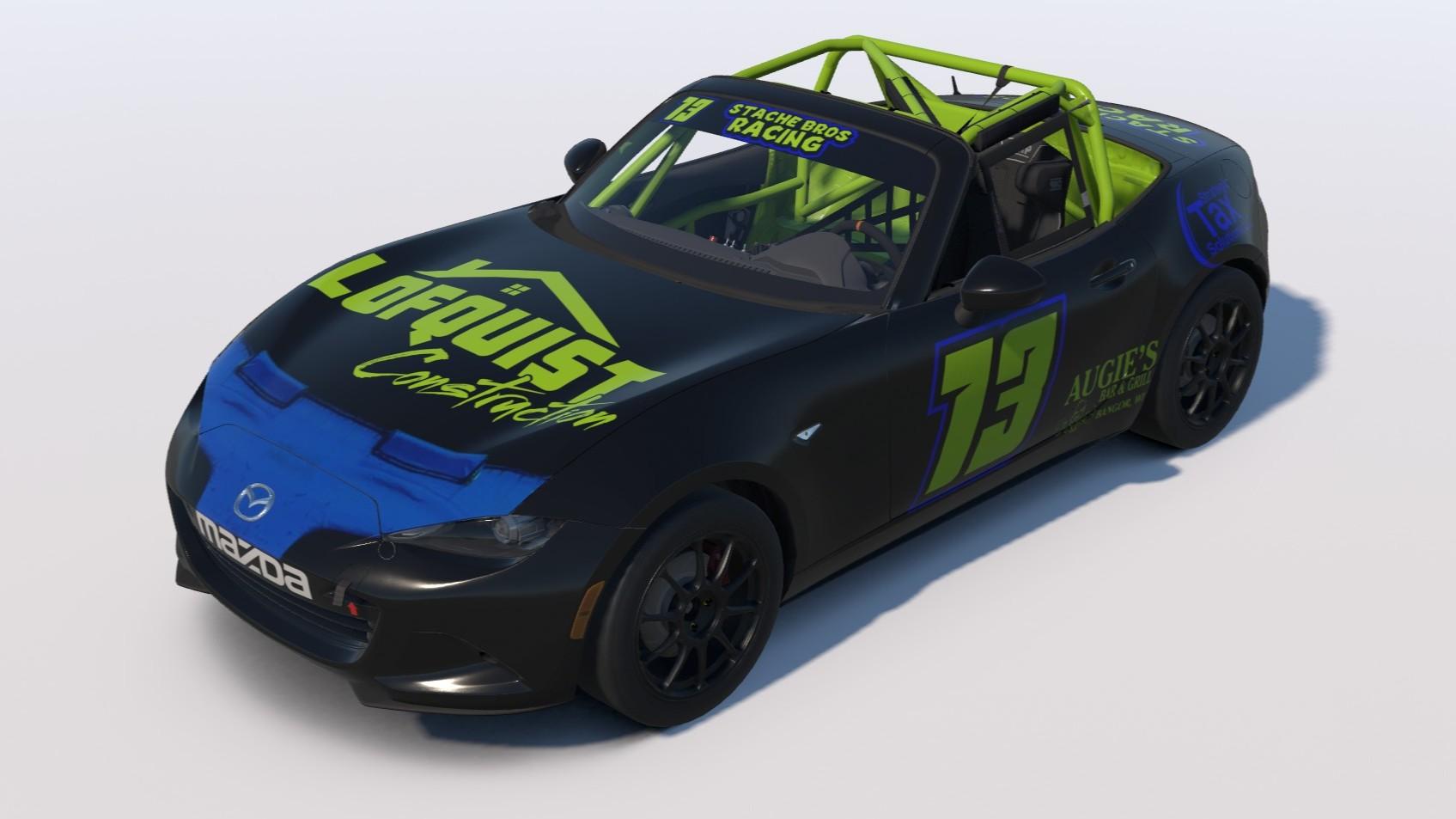 #13 Stache Bros Racing Mazda MX-5 by Mike Lofquist2 - Trading Paints