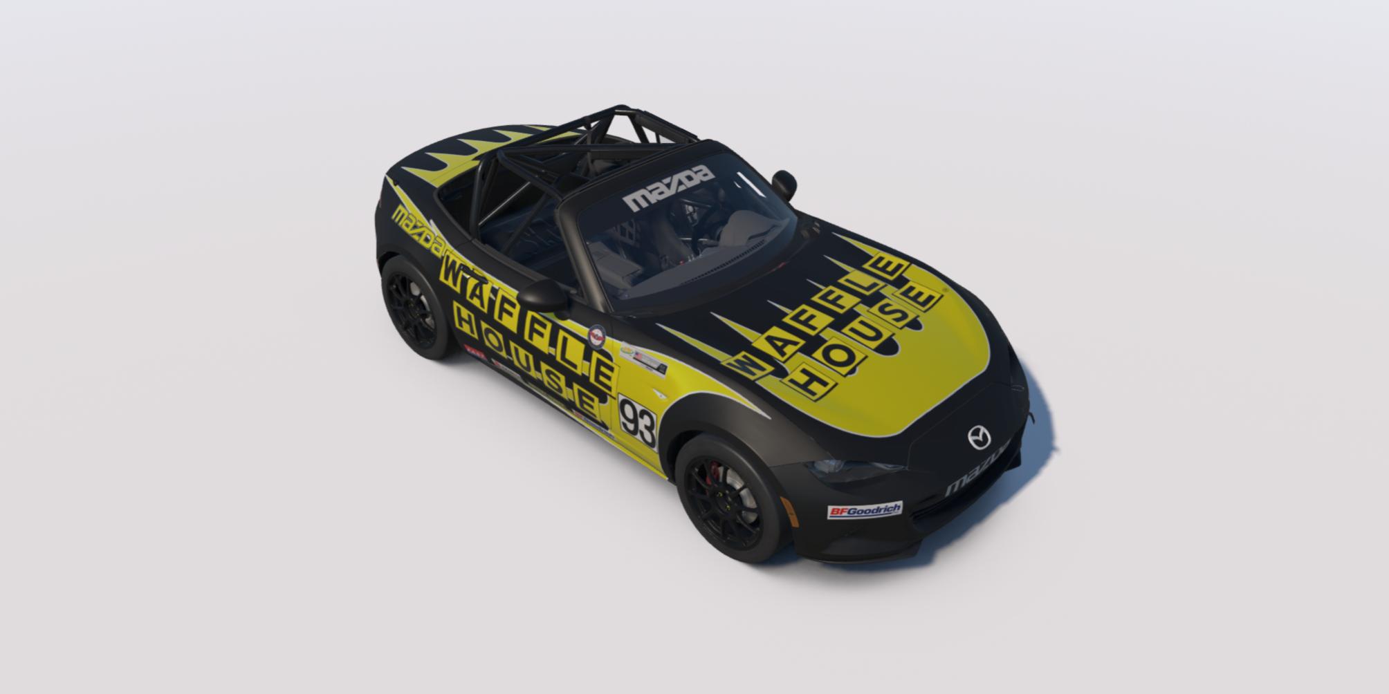 Stealth Waffle House livery for MX-5 by Clyde Simmons - Trading Paints