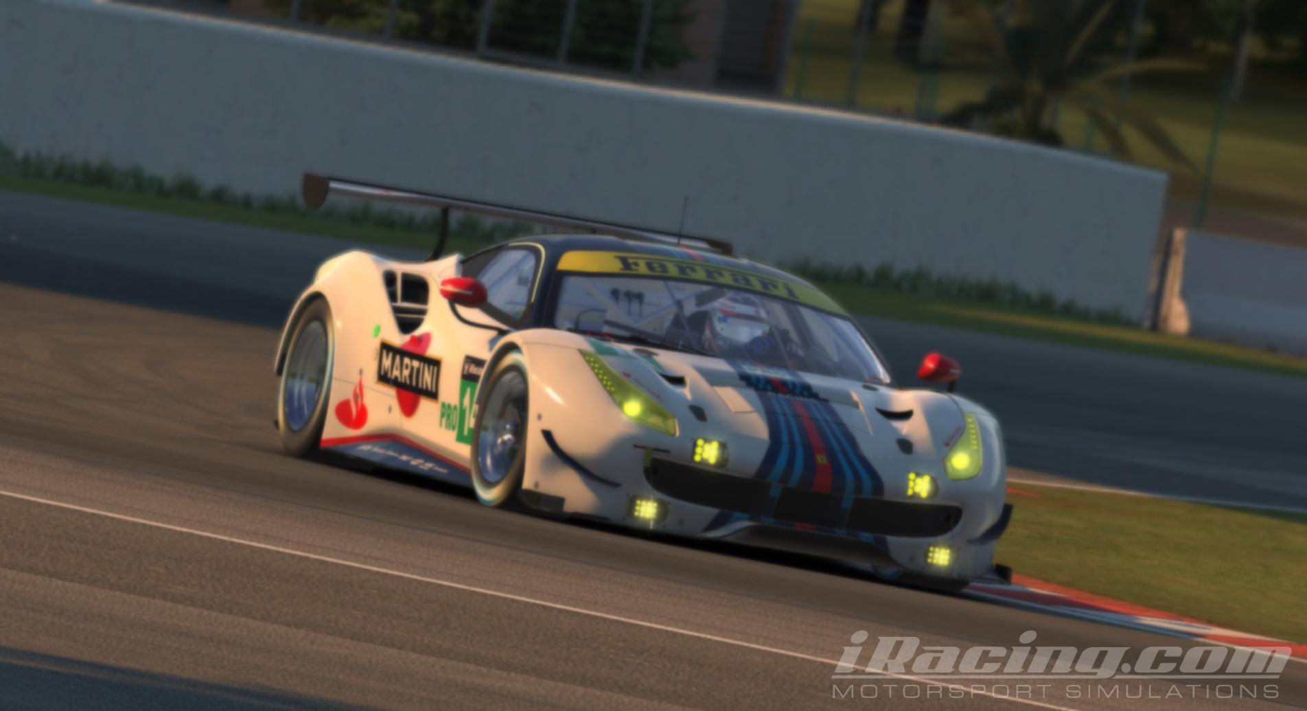 Ferrari 488 GTE Martini by Samuel Augsburger - Trading Paints