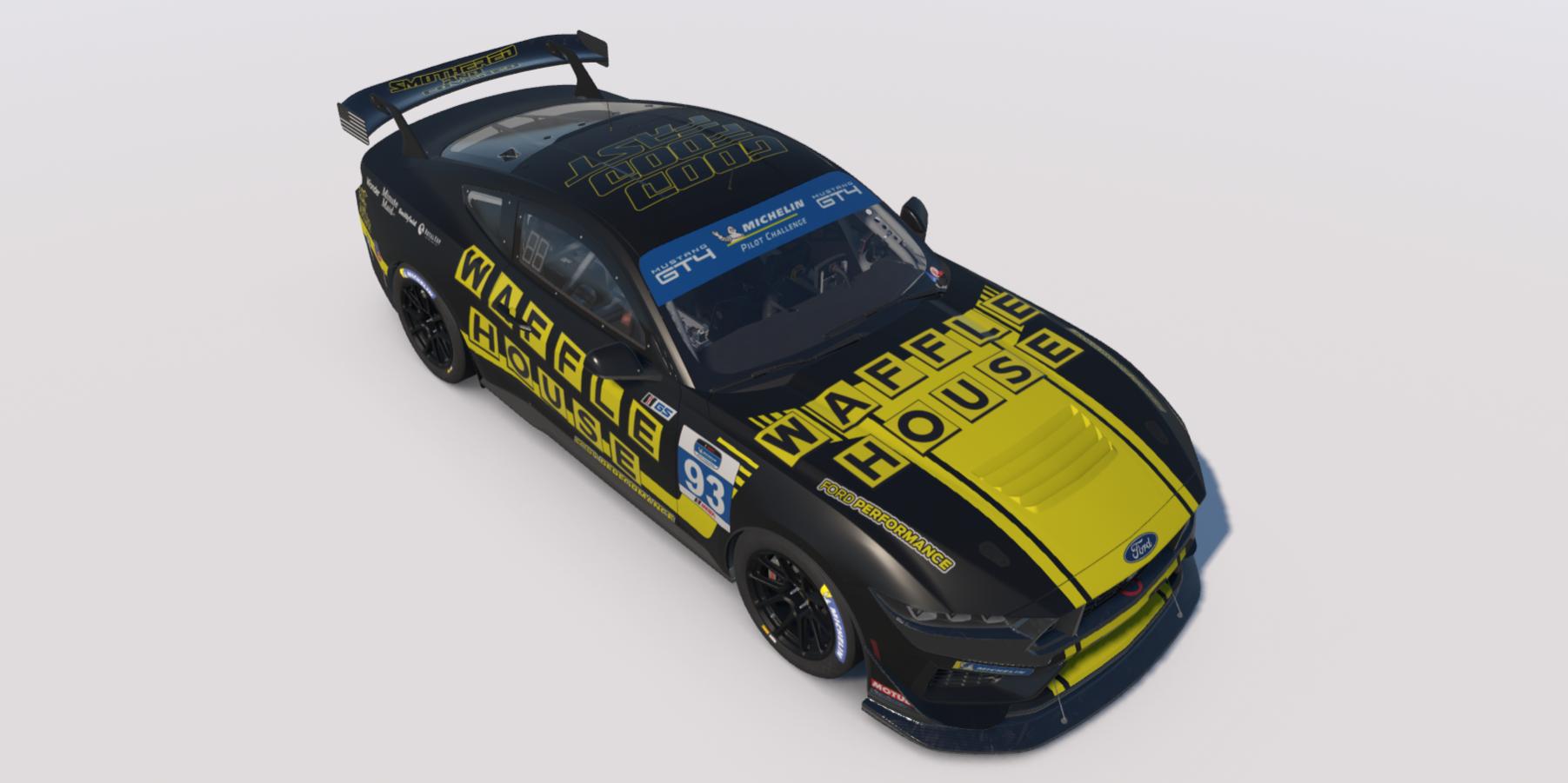 Stealth Waffle House livery for the GT4 Mustang by Clyde Simmons ...