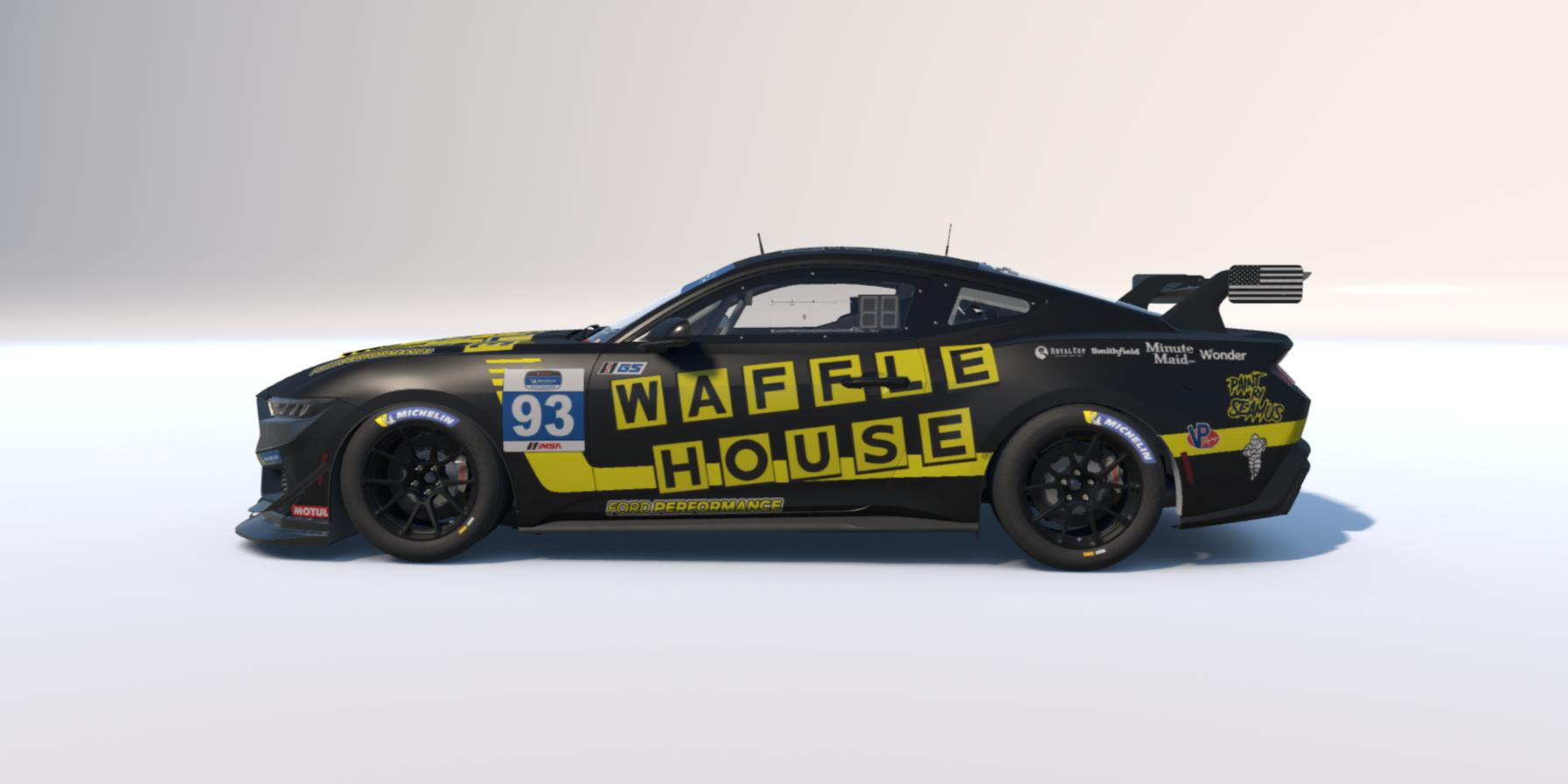 Stealth Waffle House livery for the GT4 Mustang by Clyde Simmons ...