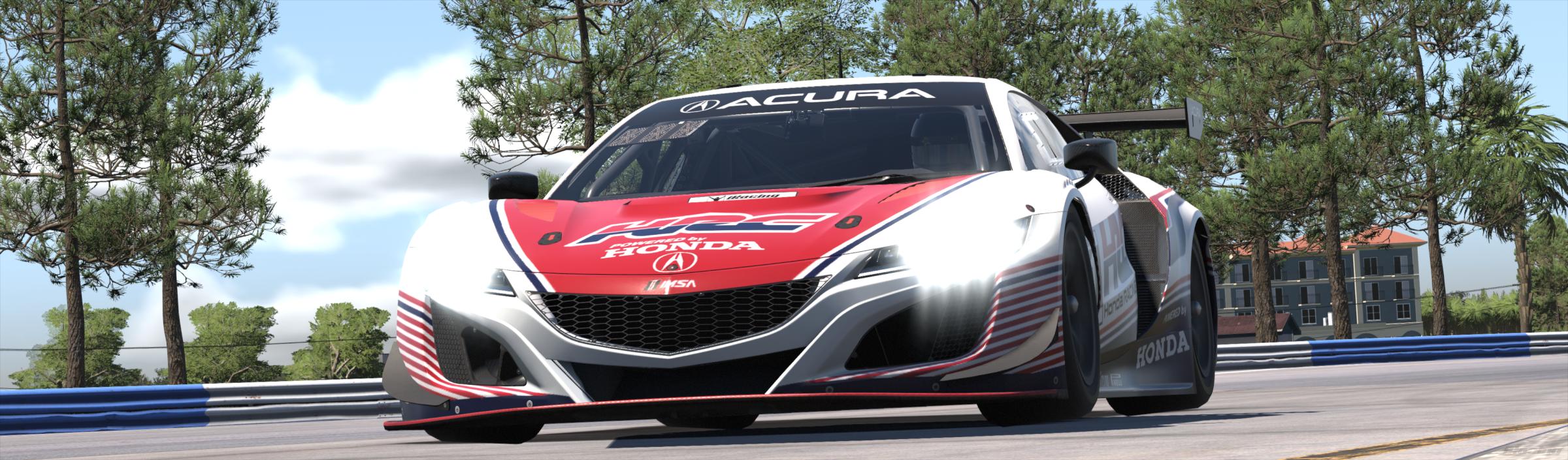 HRC Acura NSX GT3 EVO 22 .. NO# by Bernie Mobbs - Trading Paints