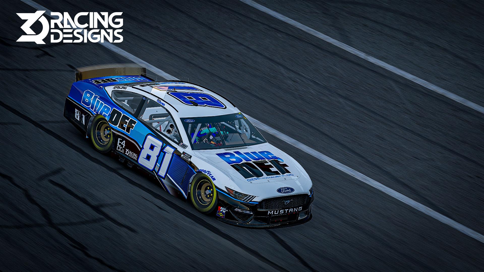 Terry Hughes #81 BlueDEF Gen6 Ford Mustang by Johnathan Smith3 ...