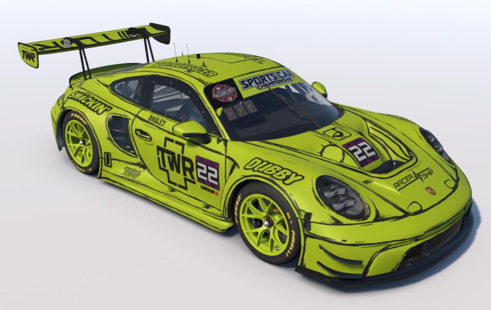 TWR Dailey Double Deuce Porche GT3 by Skylar Dailey - Trading Paints