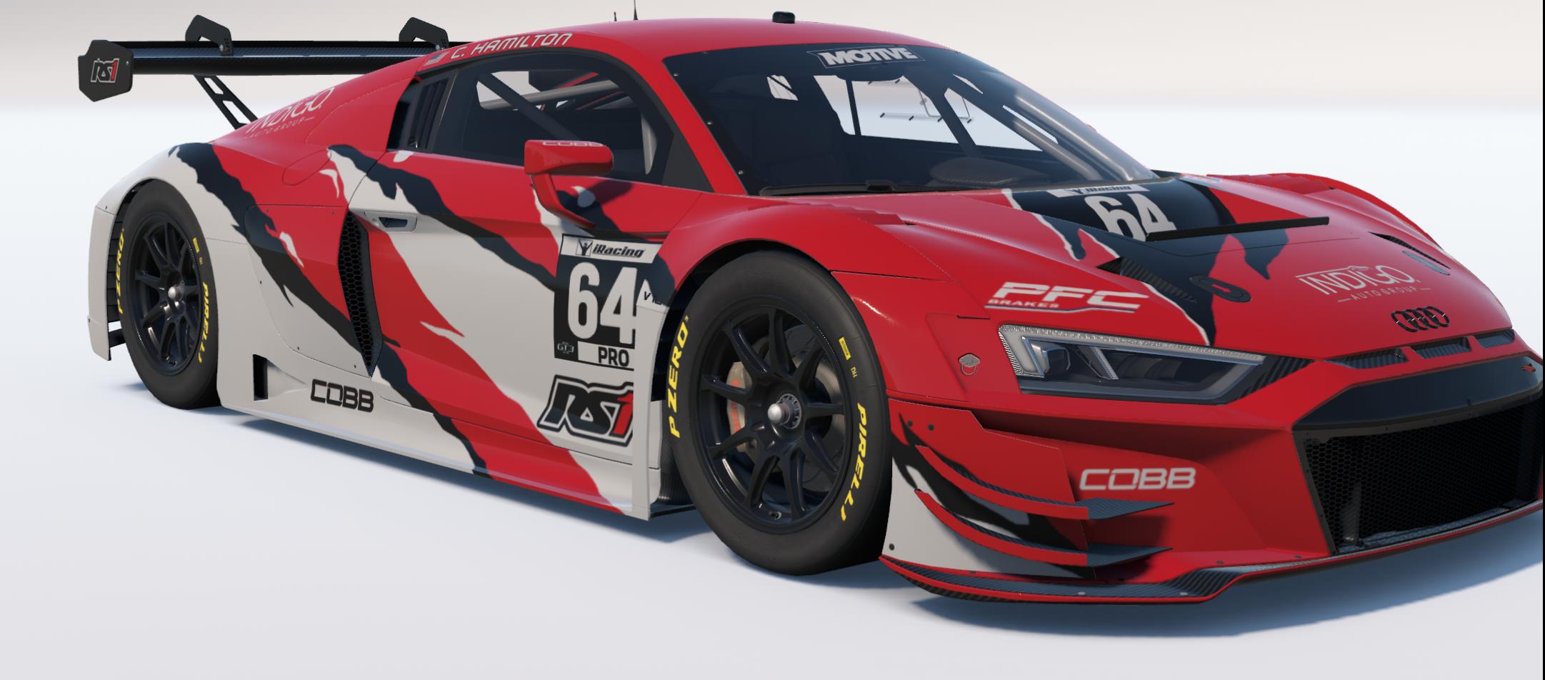 Chris Hamilton livery on the Audi R8 LMS EVO II GT3 car by Keith Archer ...