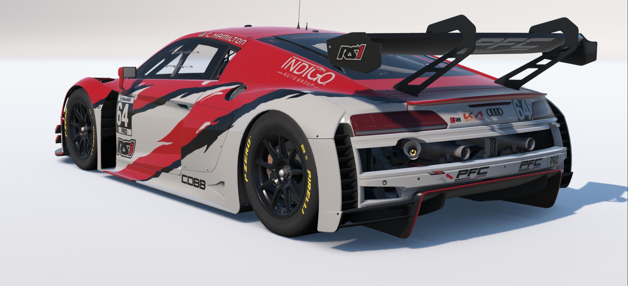 Chris Hamilton livery on the Audi R8 LMS EVO II GT3 car by Keith Archer ...