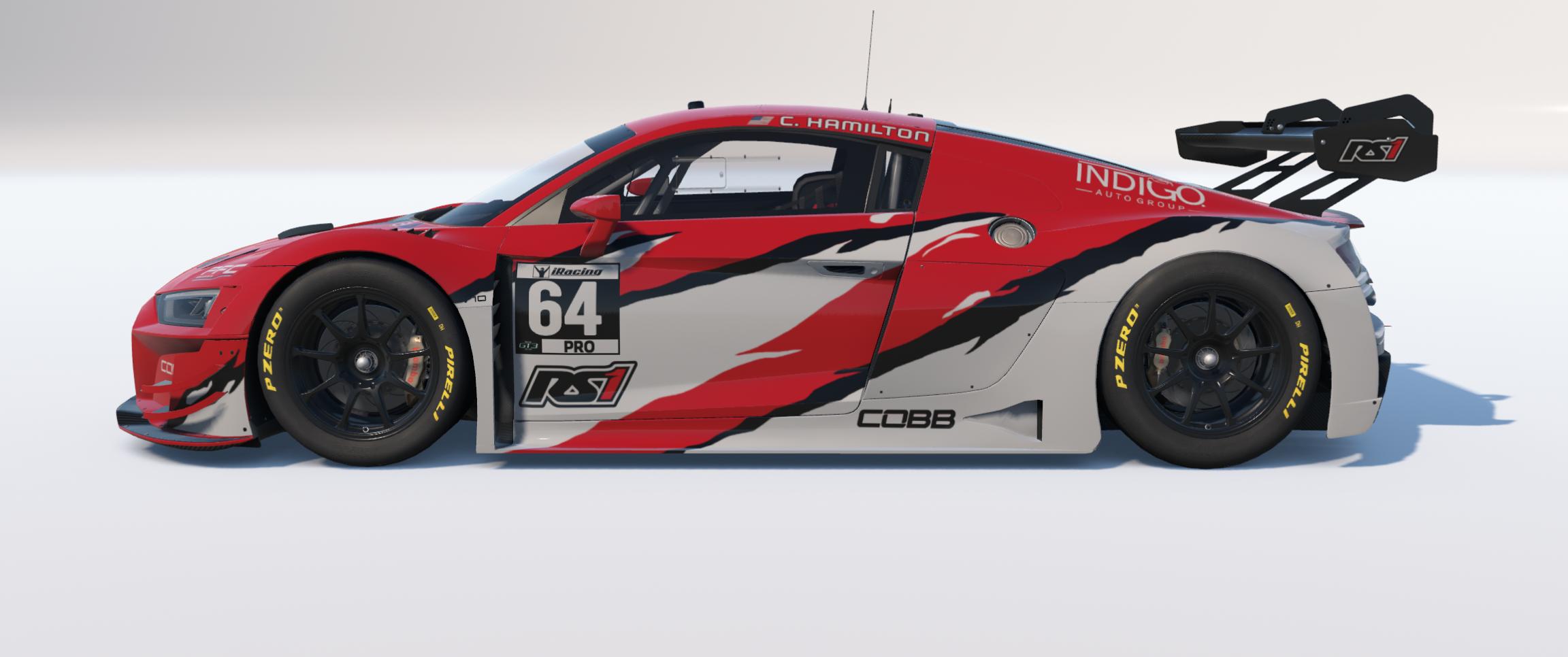 Chris Hamilton livery on the Audi R8 LMS EVO II GT3 car by Keith Archer ...