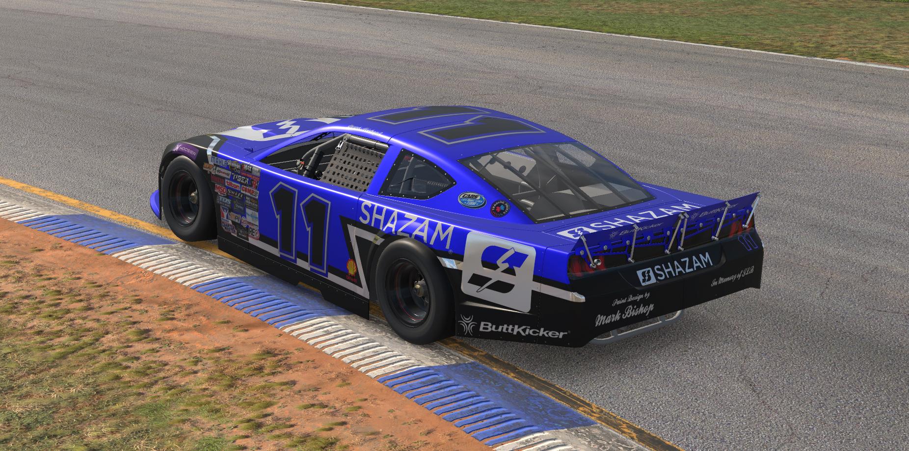 Late Model Stock SHAZAM Blue by Mark Bishop2 - Trading Paints