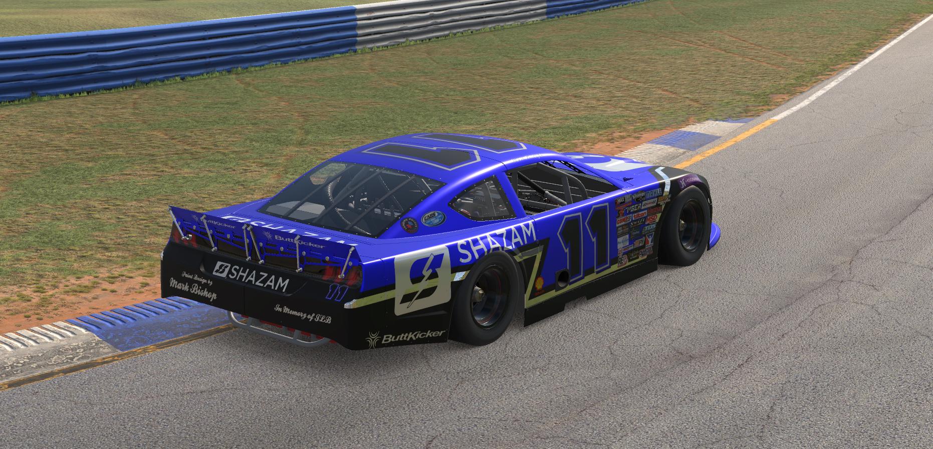 Late Model Stock SHAZAM Blue by Mark Bishop2 - Trading Paints