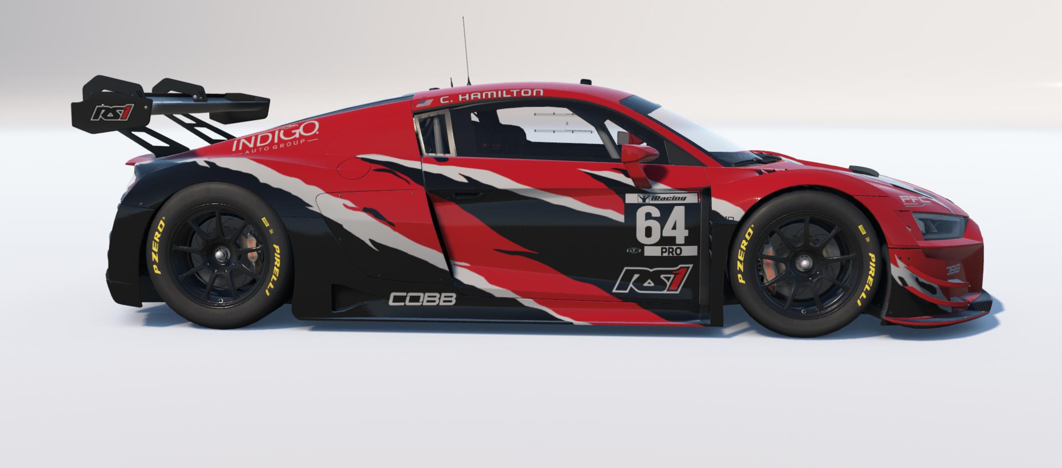 Chris Hamiltons Audi R8 with his updated paint scheme by Keith Archer ...