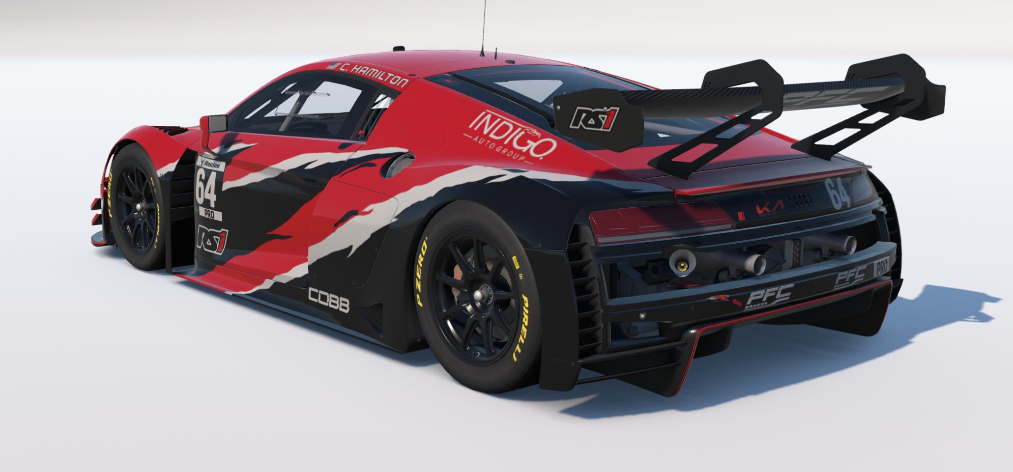 Chris Hamiltons Audi R8 with his updated paint scheme by Keith Archer ...
