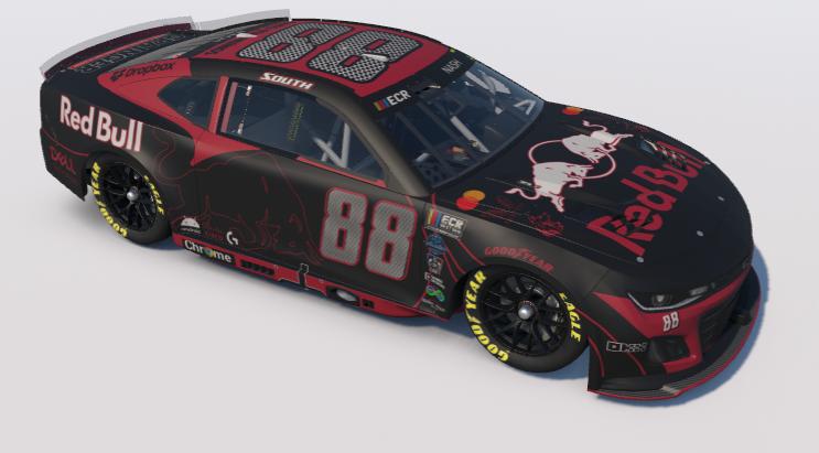 Red Bull Black with red overlays by Gary Nash3 - Trading Paints