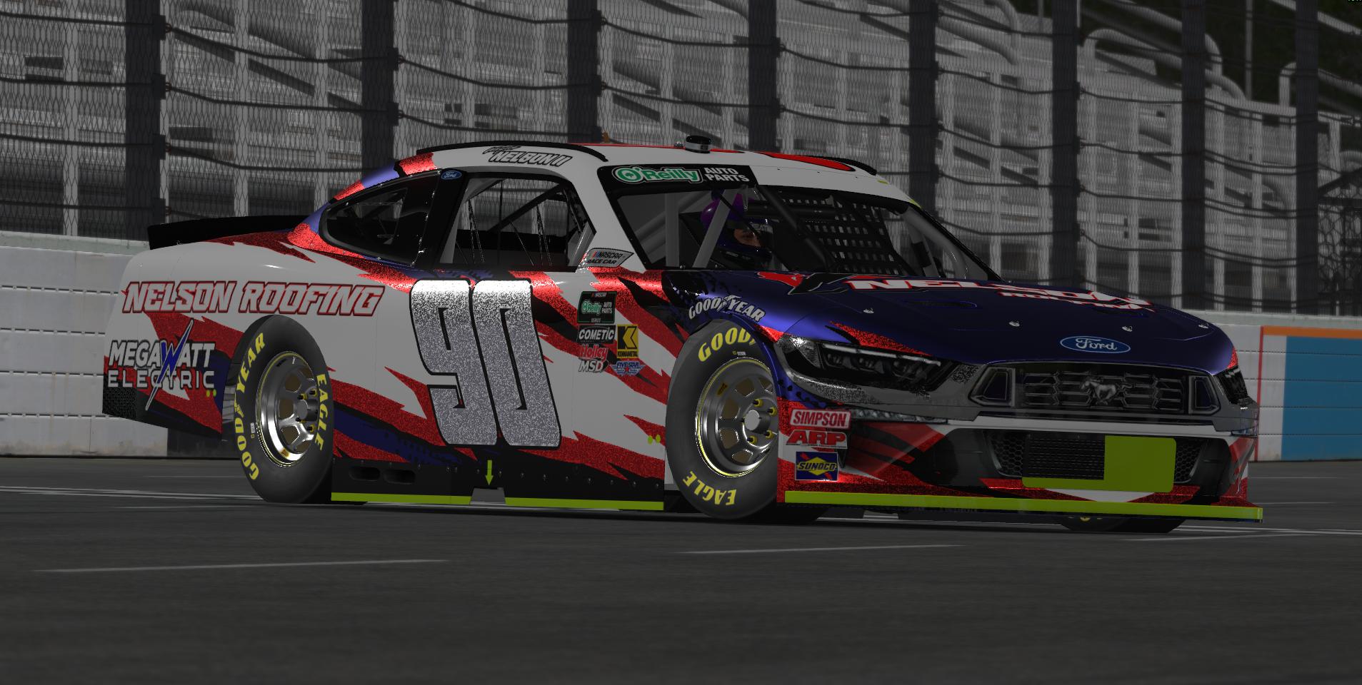 Waylon Nelson II 90 Oreilly Mustang by Waylon Nelson II - Trading Paints