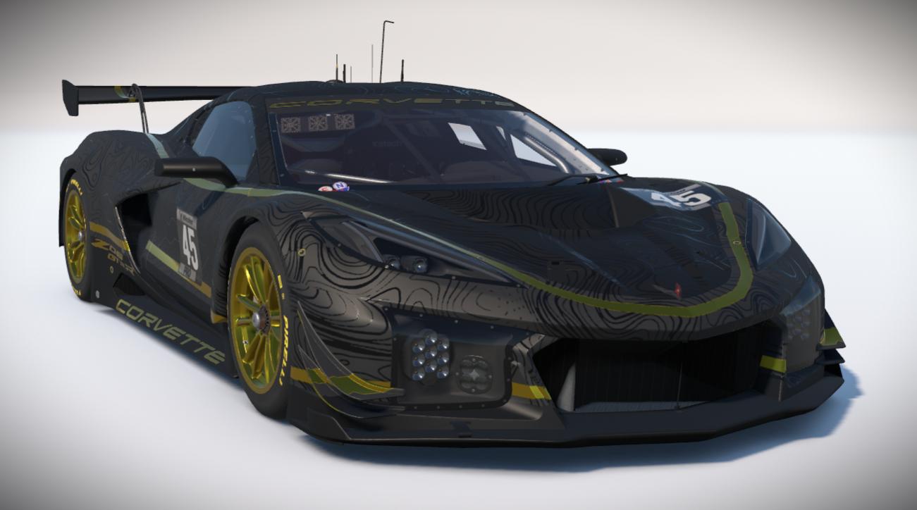 Chevrolet Corvette Z06 GT3.R Jean Shorts by Hallam Cott - Trading Paints