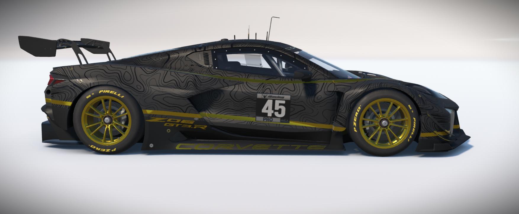 Chevrolet Corvette Z06 GT3.R Jean Shorts by Hallam Cott - Trading Paints