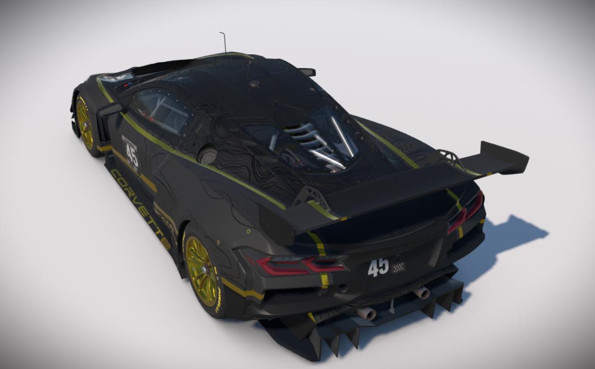 Chevrolet Corvette Z06 GT3.R Jean Shorts by Hallam Cott - Trading Paints