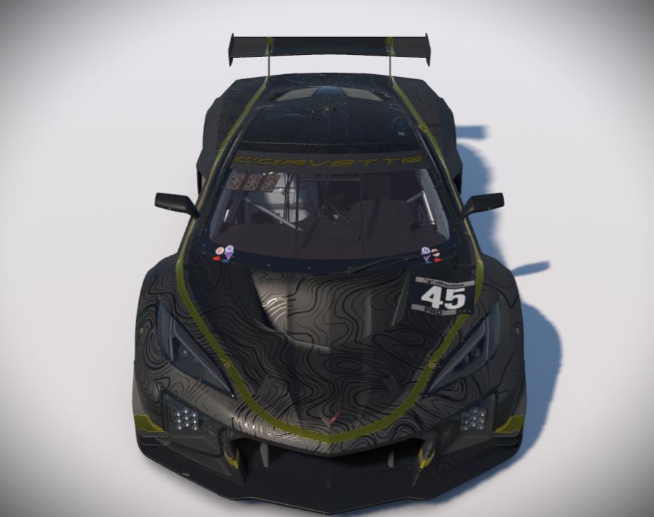Chevrolet Corvette Z06 GT3.R Jean Shorts by Hallam Cott - Trading Paints