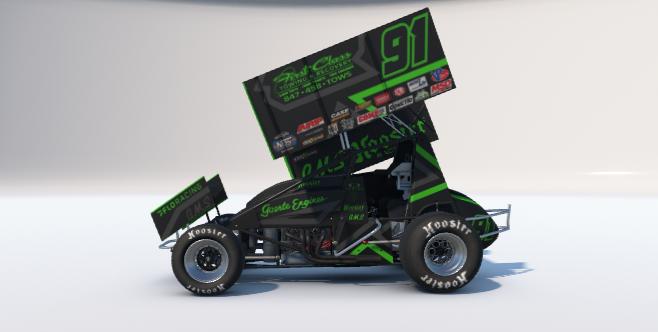 Ron Milam #91 410 Sprint by Chase Bullard - Trading Paints