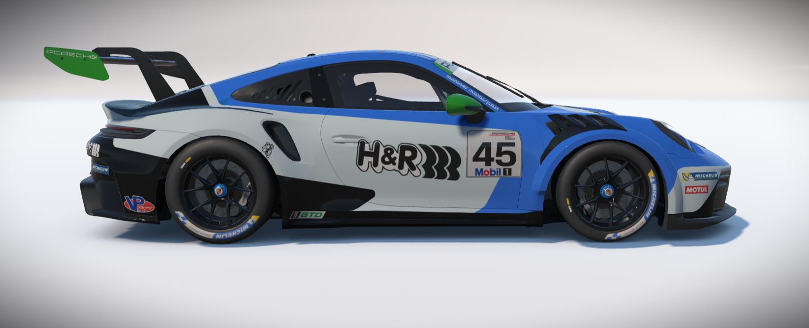 Porsche 911 Cup (992.2) Muhlner Motorsport by Hallam Cott - Trading Paints