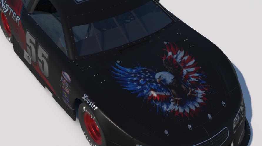 Super Late Model Eagle Monster 001 by Cecil J. - Trading Paints