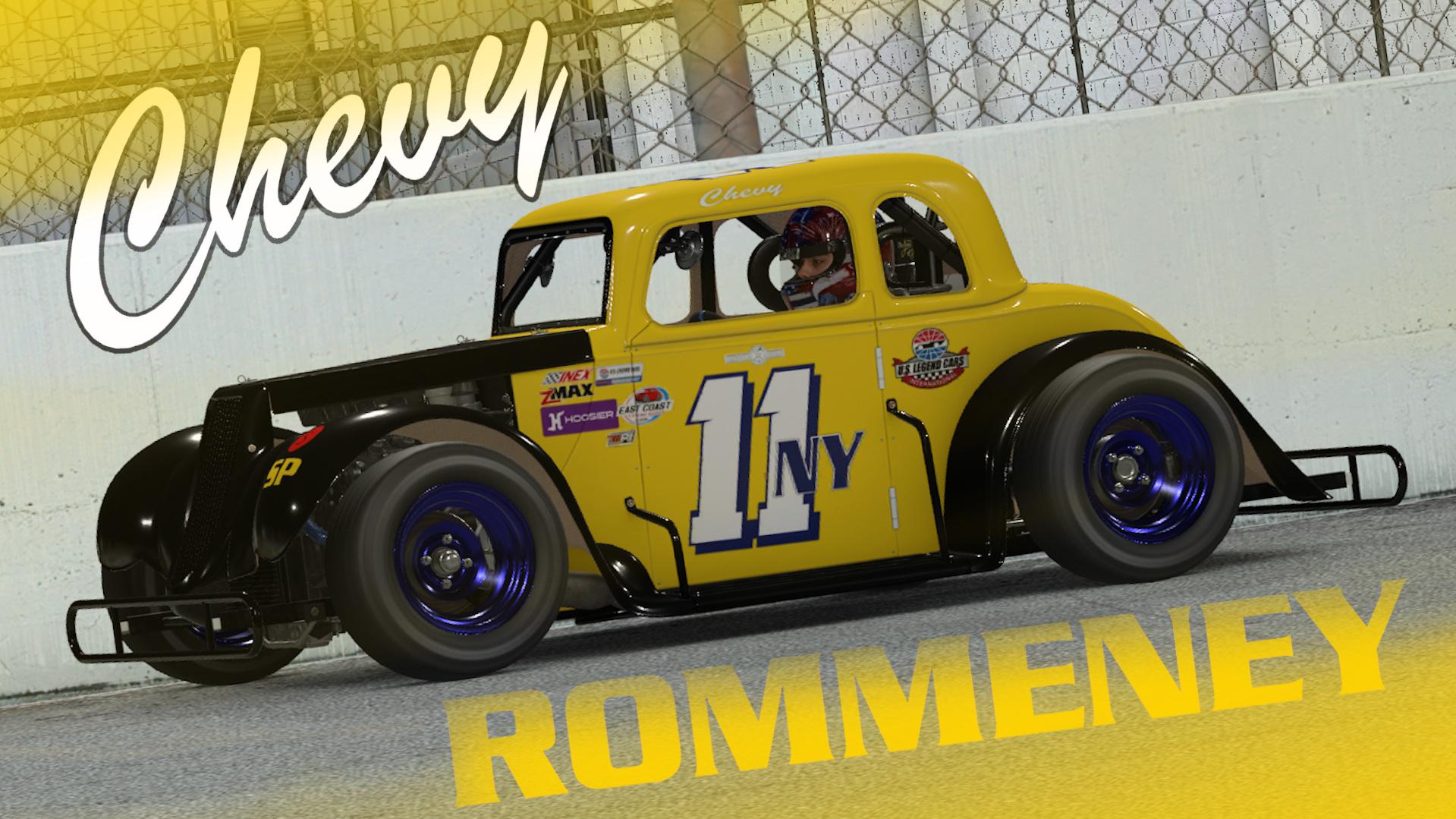 Chevy Rommeney 2025 Legends Car (Custom Number) by Chase Hummel ...