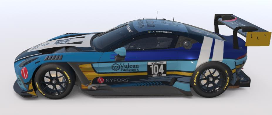 Jan Ostberg Aston GT3 by Marius J Hibma - Trading Paints