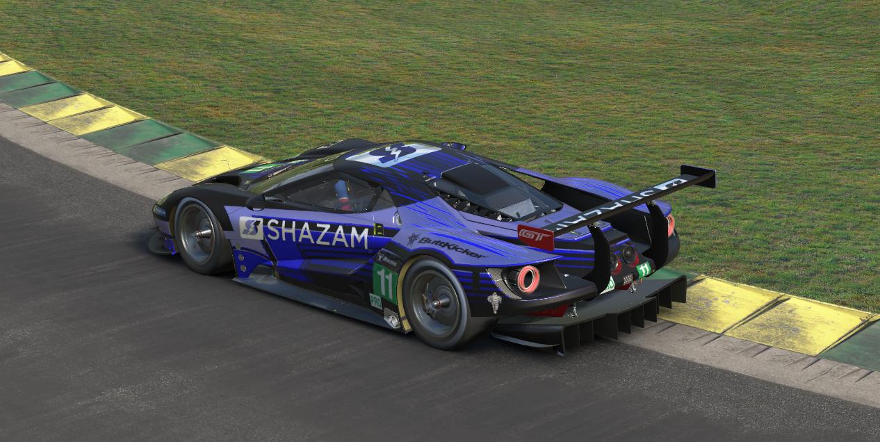 Ford GT GTE SHAZAM Blue by Mark Bishop2 - Trading Paints