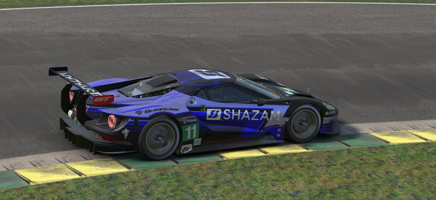 Ford GT GTE SHAZAM Blue by Mark Bishop2 - Trading Paints