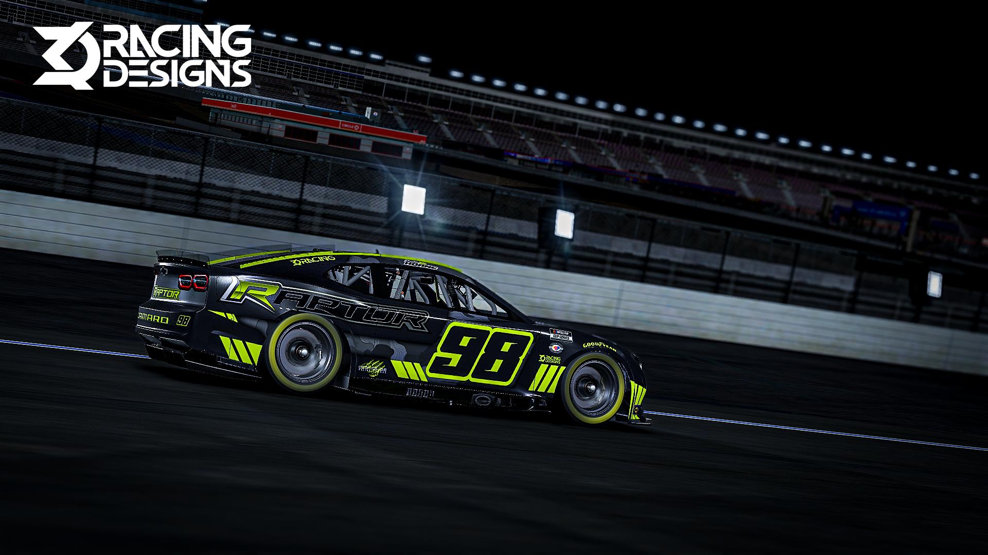 Jamie Horne #98 Raptor NextGen Camaro - Blackout Edition by Johnathan ...