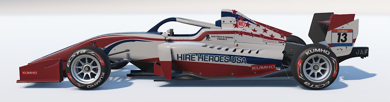 Hire Heroes USA Super Formula Light by Zane Rutherford - Trading Paints