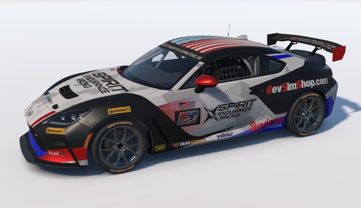 Spirit Endurance Racing Toyota GR86 Paint by Gavyn Rodgers - Trading Paints