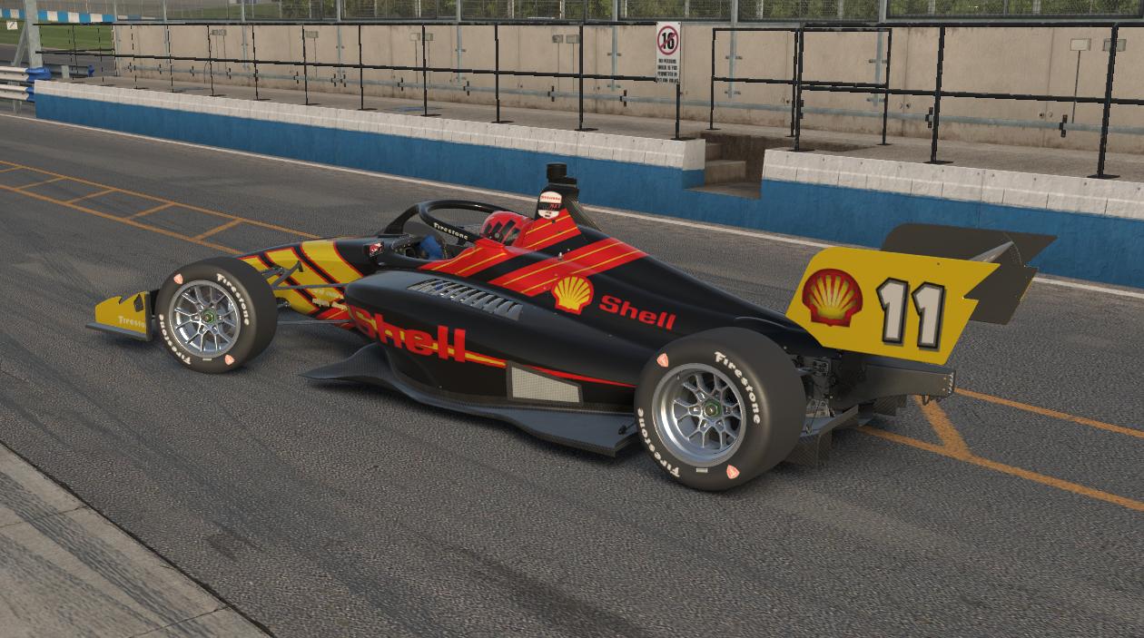 Dallara IL-15 Shell Black by Mark Bishop2 - Trading Paints